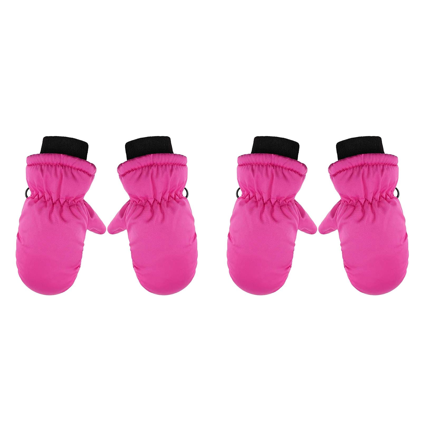 (2-Pack) 2025 Toddler Skiing Bulk Gloves Winter Mittens Toddler Mitten ...