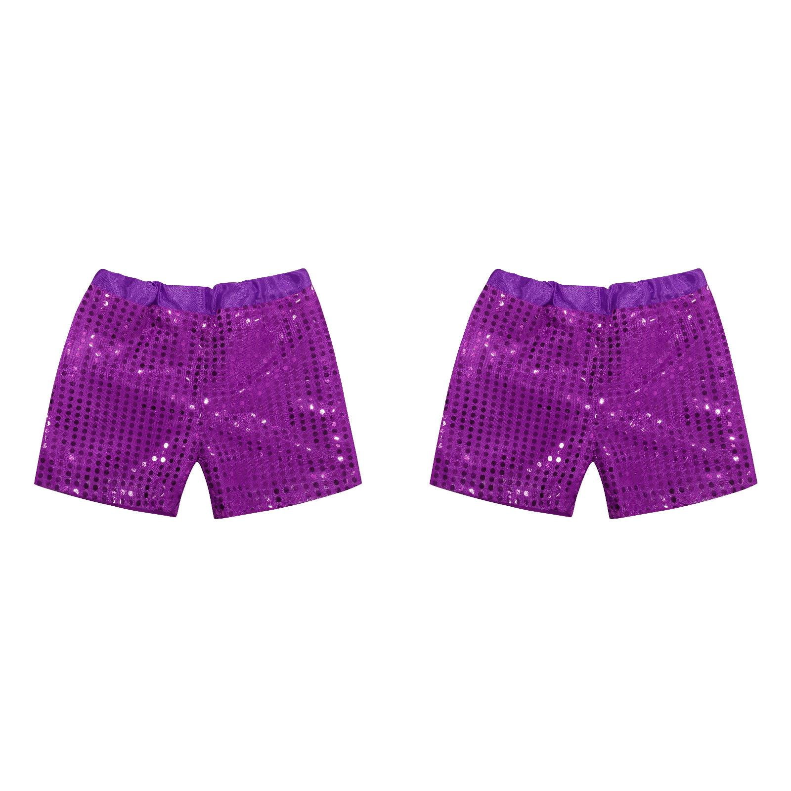 (2-Pack) 2025 Toddler s Shorty Short Boys Sparkly Sequins Elastic ...
