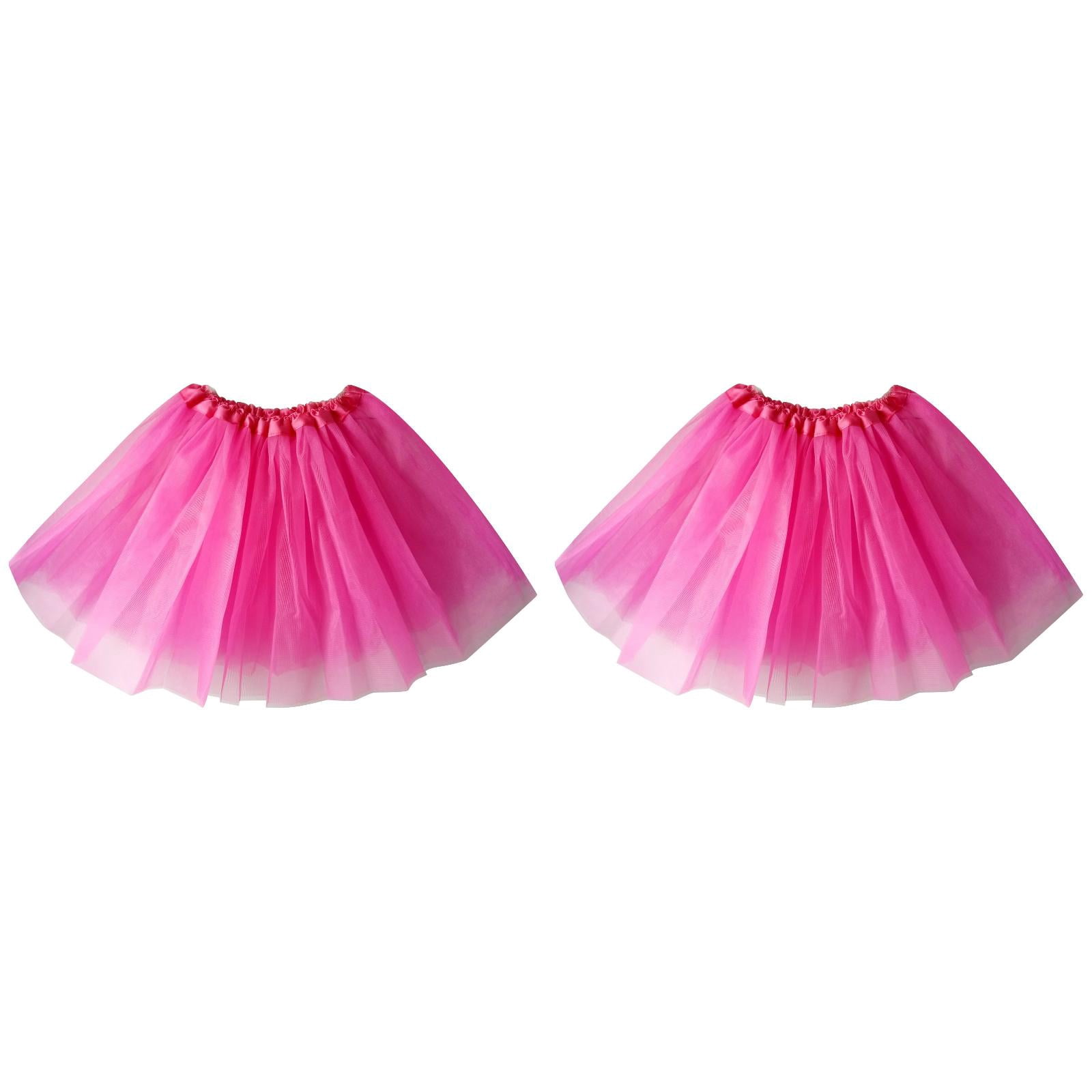 (2-Pack) 2025 Women Skirt Six Piece Cover Up Skirt Mesh Skirt Tutu ...