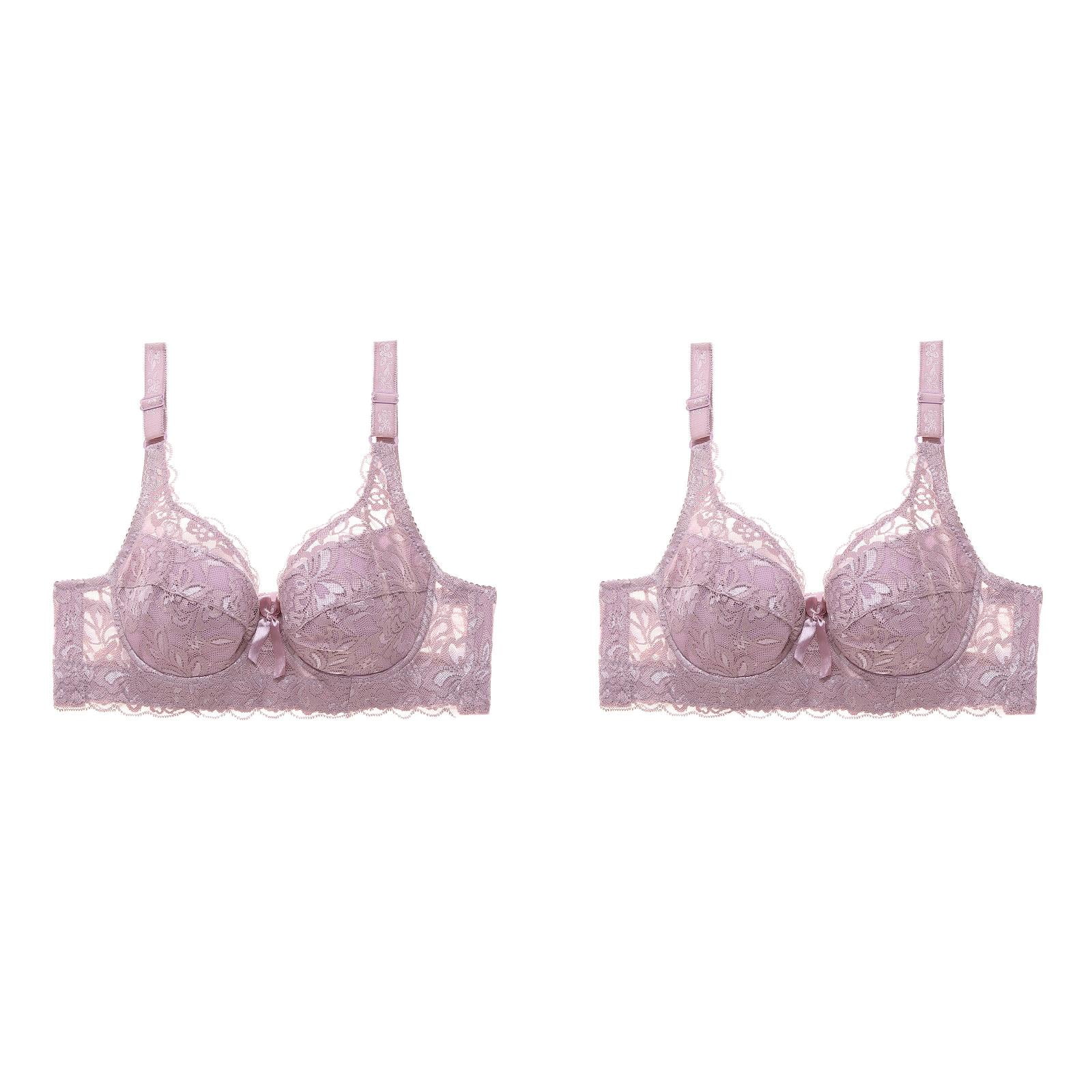 (2-Pack) 2025 Womensy Lace Gathered Sports Bra for Women Pack Bra ...