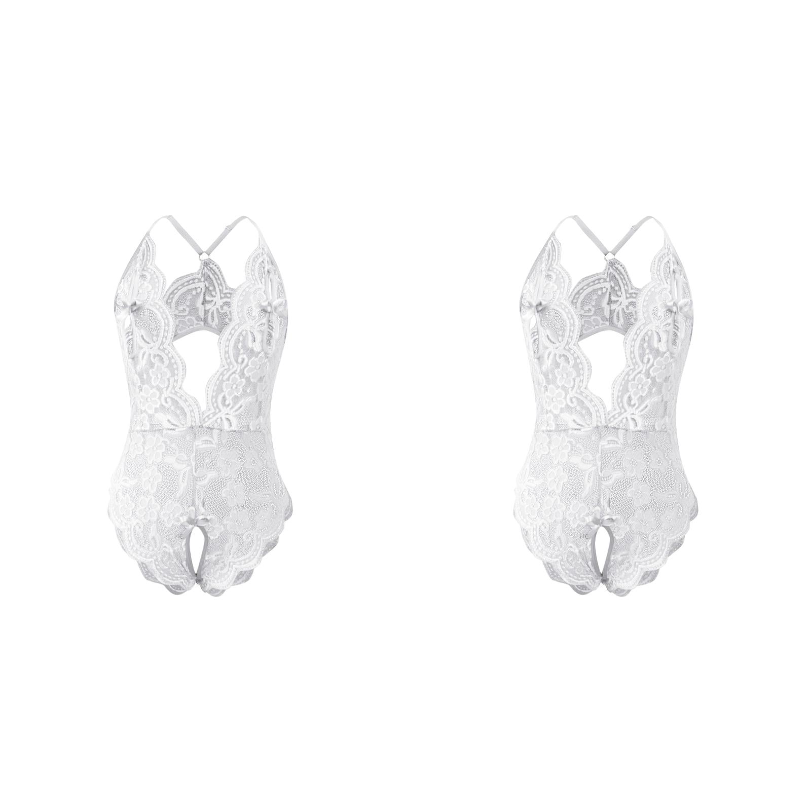 (2-Pack) 2025 Womeny V Neck with Garter Underwearsy Lace Women Hot ...