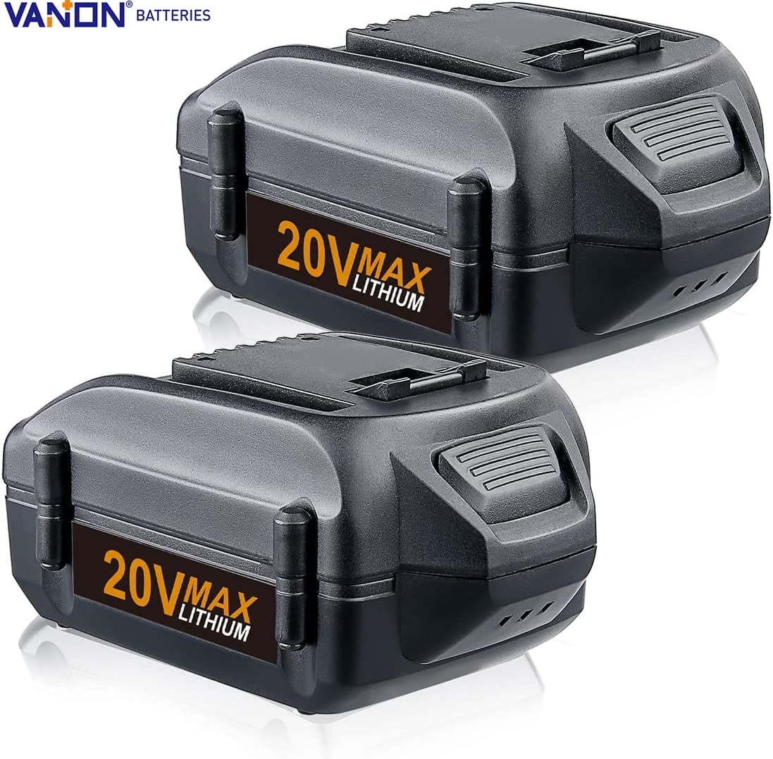 2 Pack 20V 4000mAh WA3520 Lithium-ion Battery for Worx Cordless Power ...