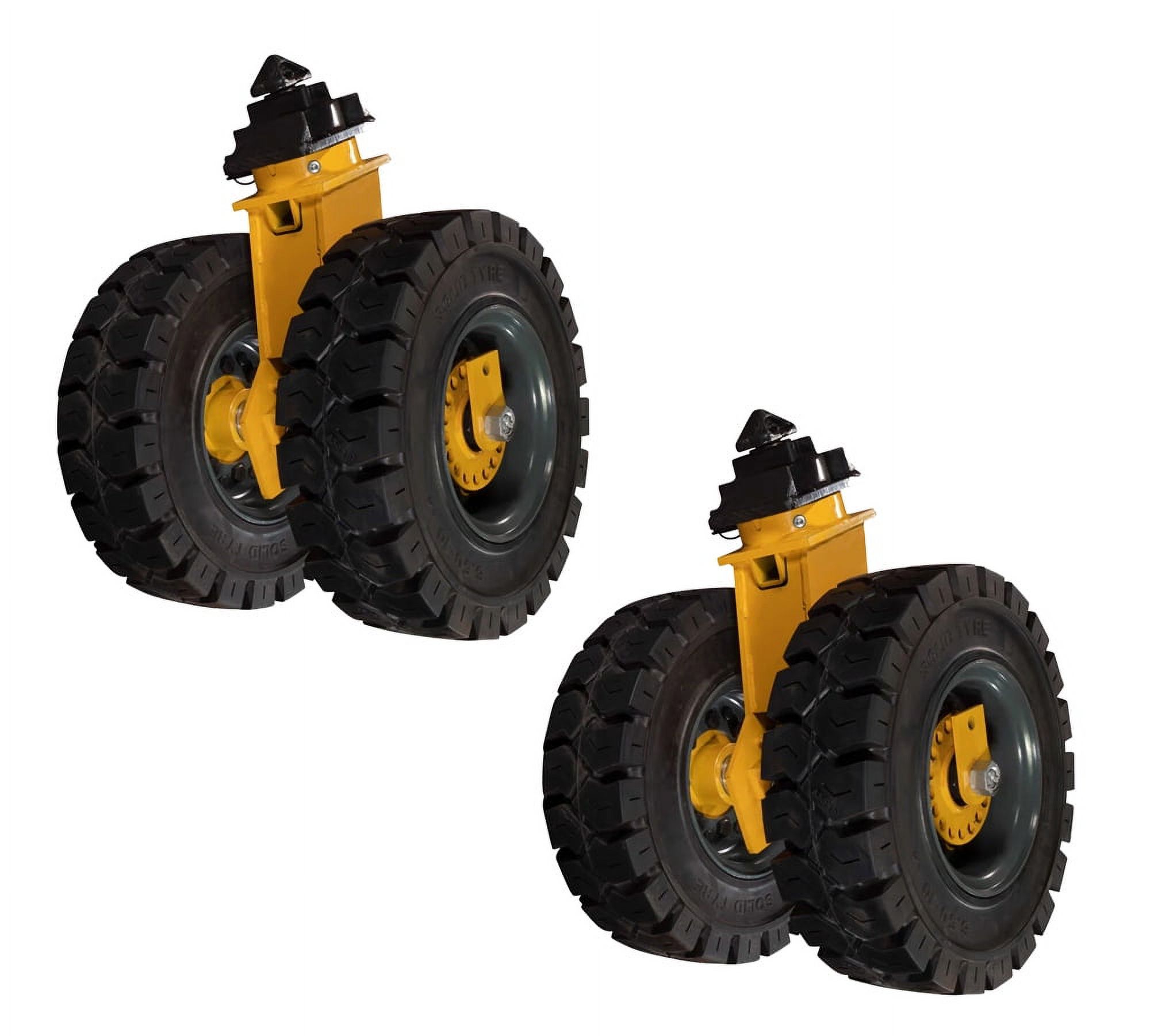 (2 Pack) 21.3" Shipping Container Rugged Caster Dual Wheel - 4000 lbs ...