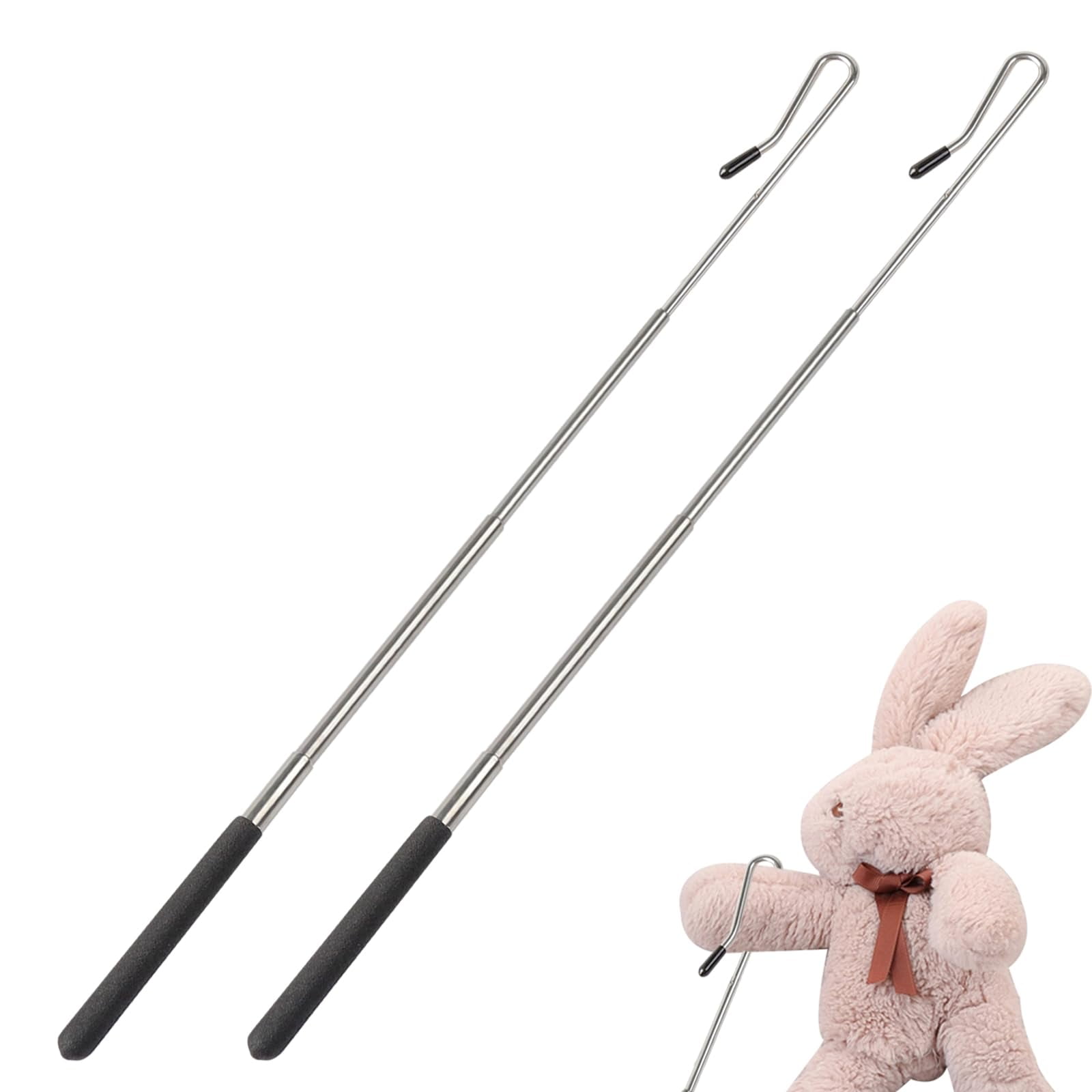 2 Pack 21 inch Puppet Rods Adjustable Puppet Handles Arm Control Rod ...