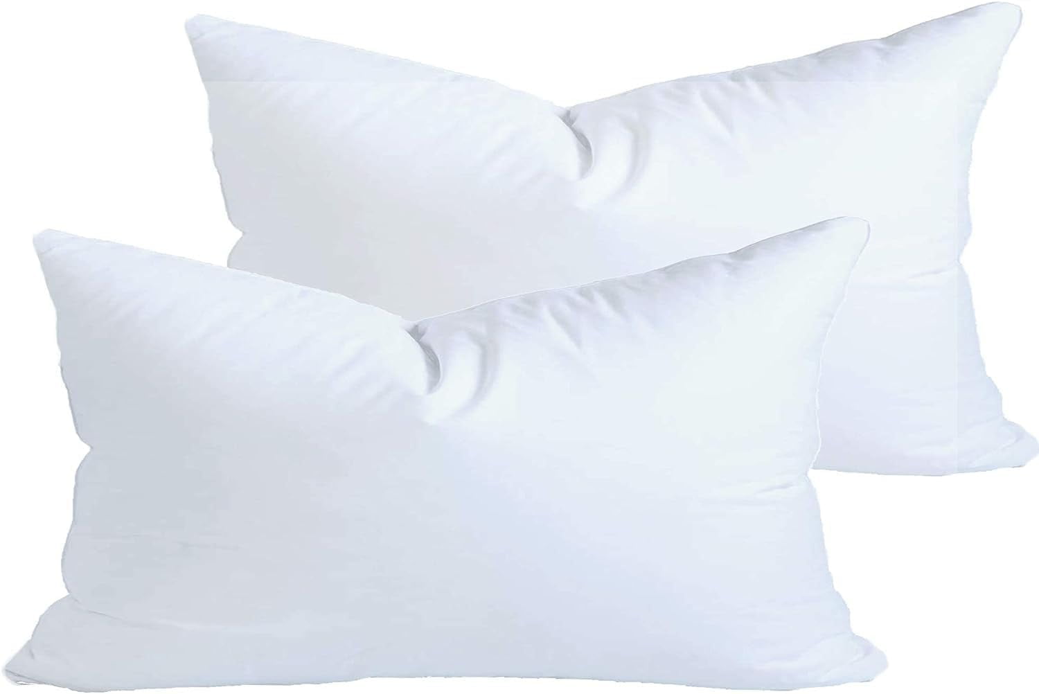 ® 2-Pack 23x23" Square Synthetic Down Alternative Pillow Inserts for ...