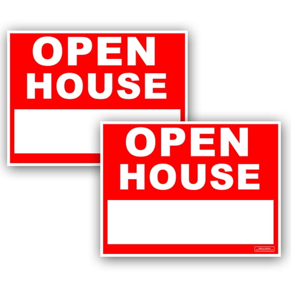 2-Pack 24" x 18" - UV Ink Yard Sign - Corrugated Plastic - Printed ...