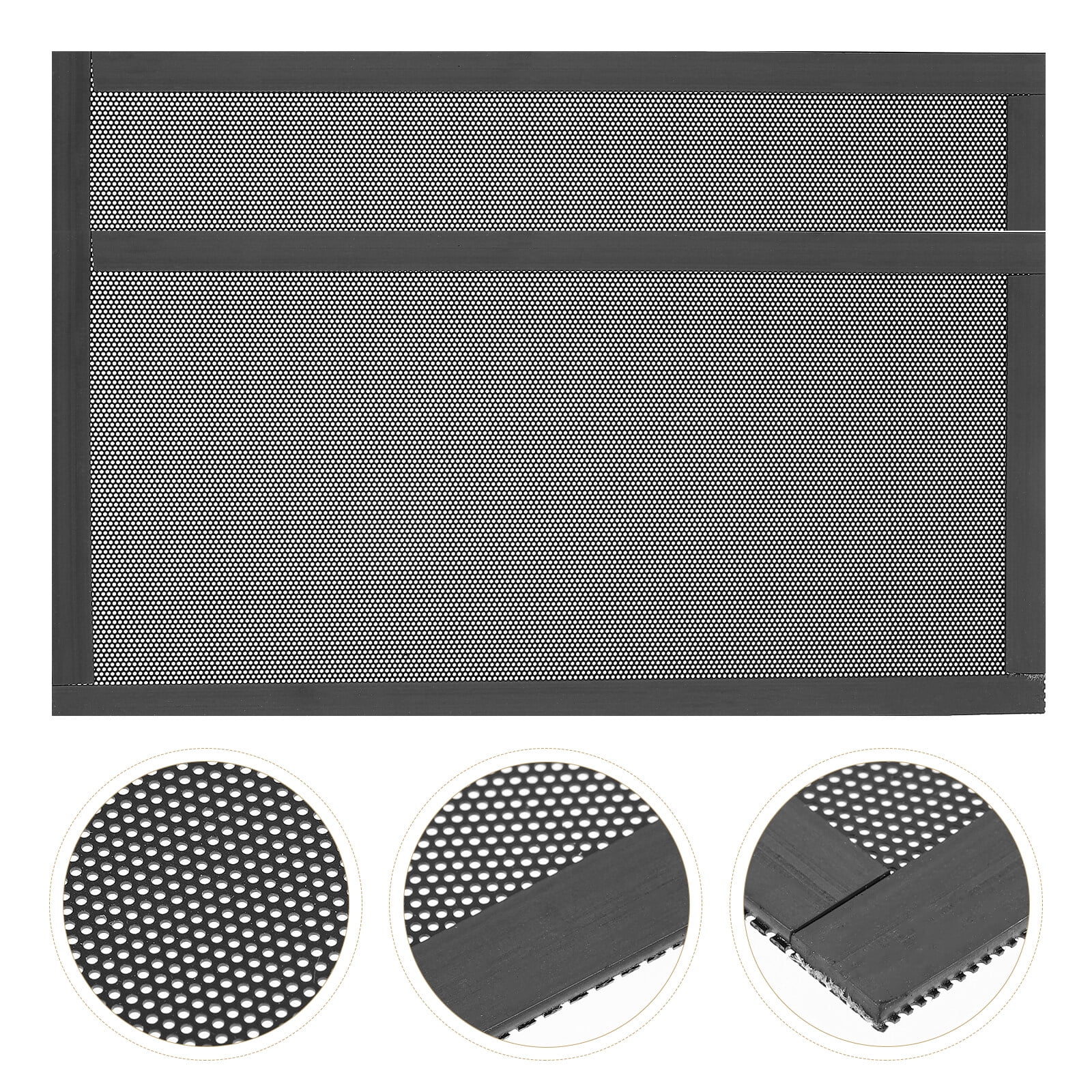 Healifty Magnetic Fan Filter Black 2Set 9.4x4.7in - Walmart.com