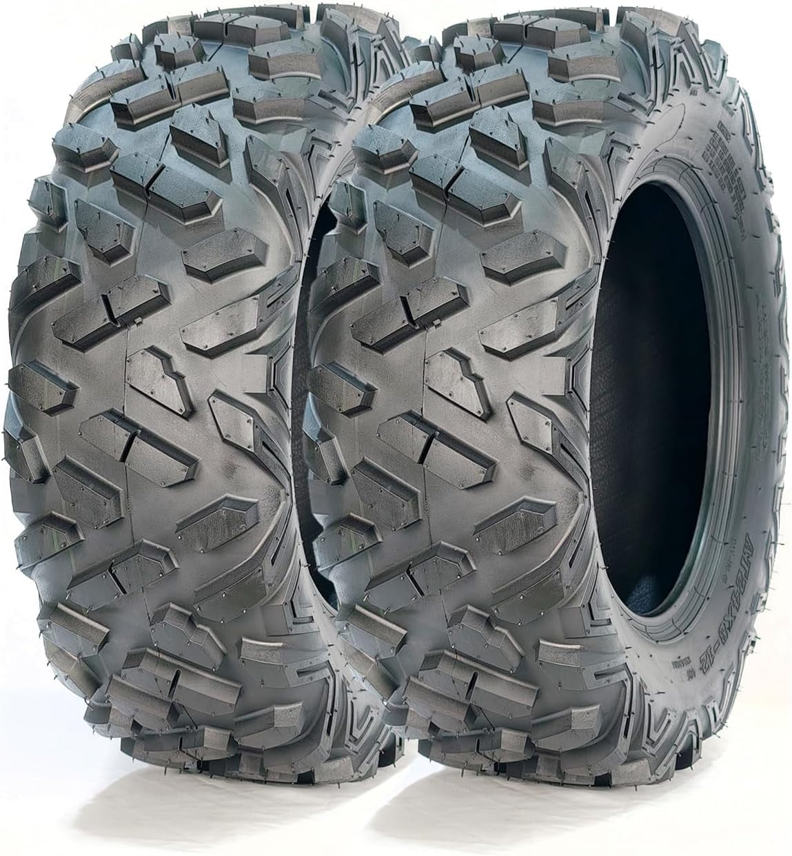 2 Pack 24x10-12 6PR ATV/UTV Tires, All Terrain 24x10x12 ATV UTV for ...