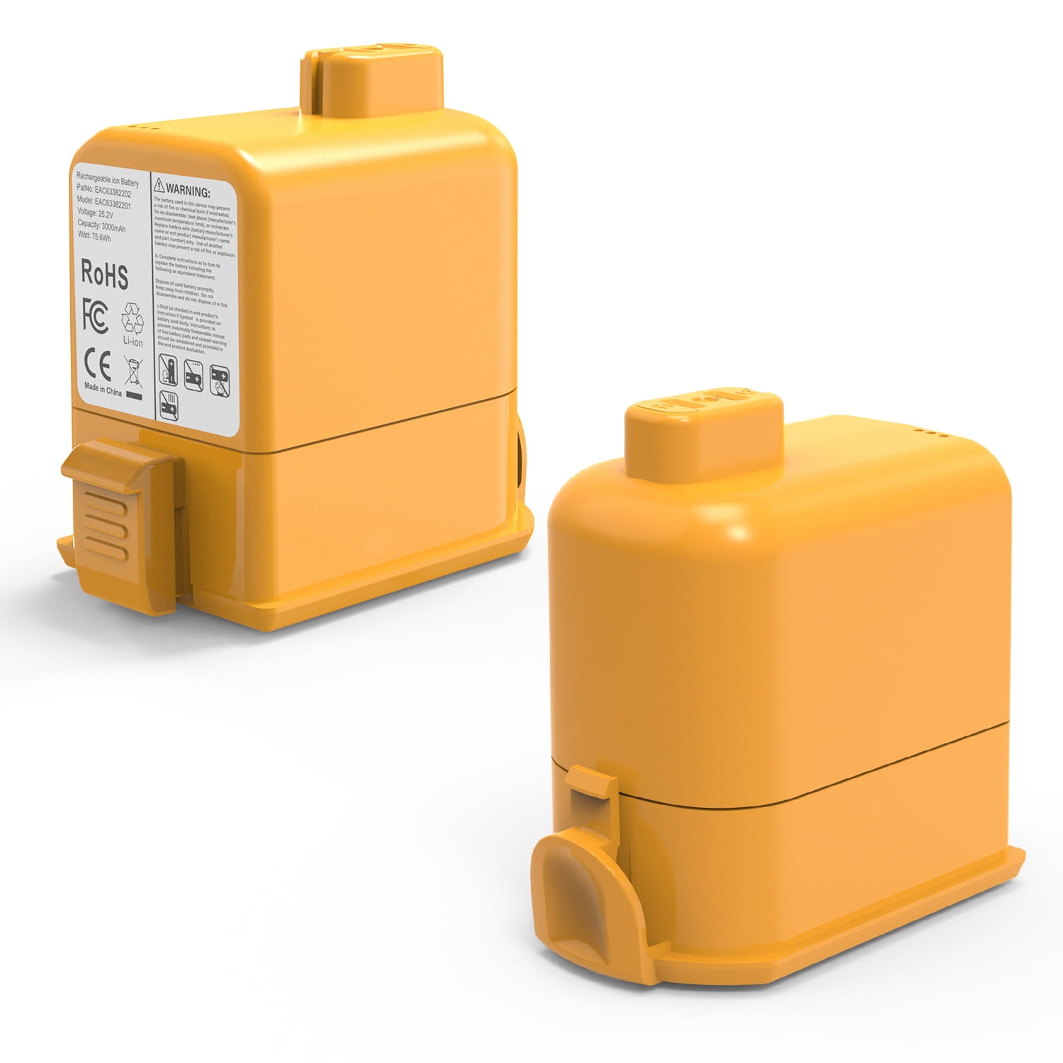 2 Pack 25 2v 3000mah Replacement Battery For L G Cord Zero A9 A927kgms