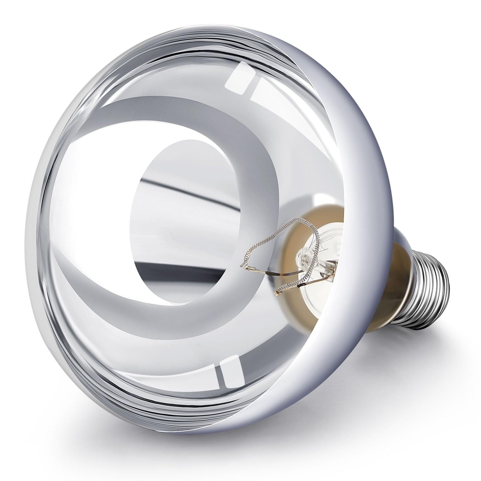 2 Pack 250 Watt Heat Lamp Bulb, R40 120v Incandescent Heat Light Bulb ...