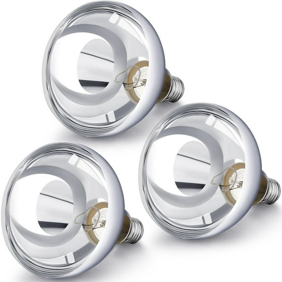 2 Pack 250 Watt Heat Lamp Bulb, R40 120v Incandescent Heat Light Bulb ...