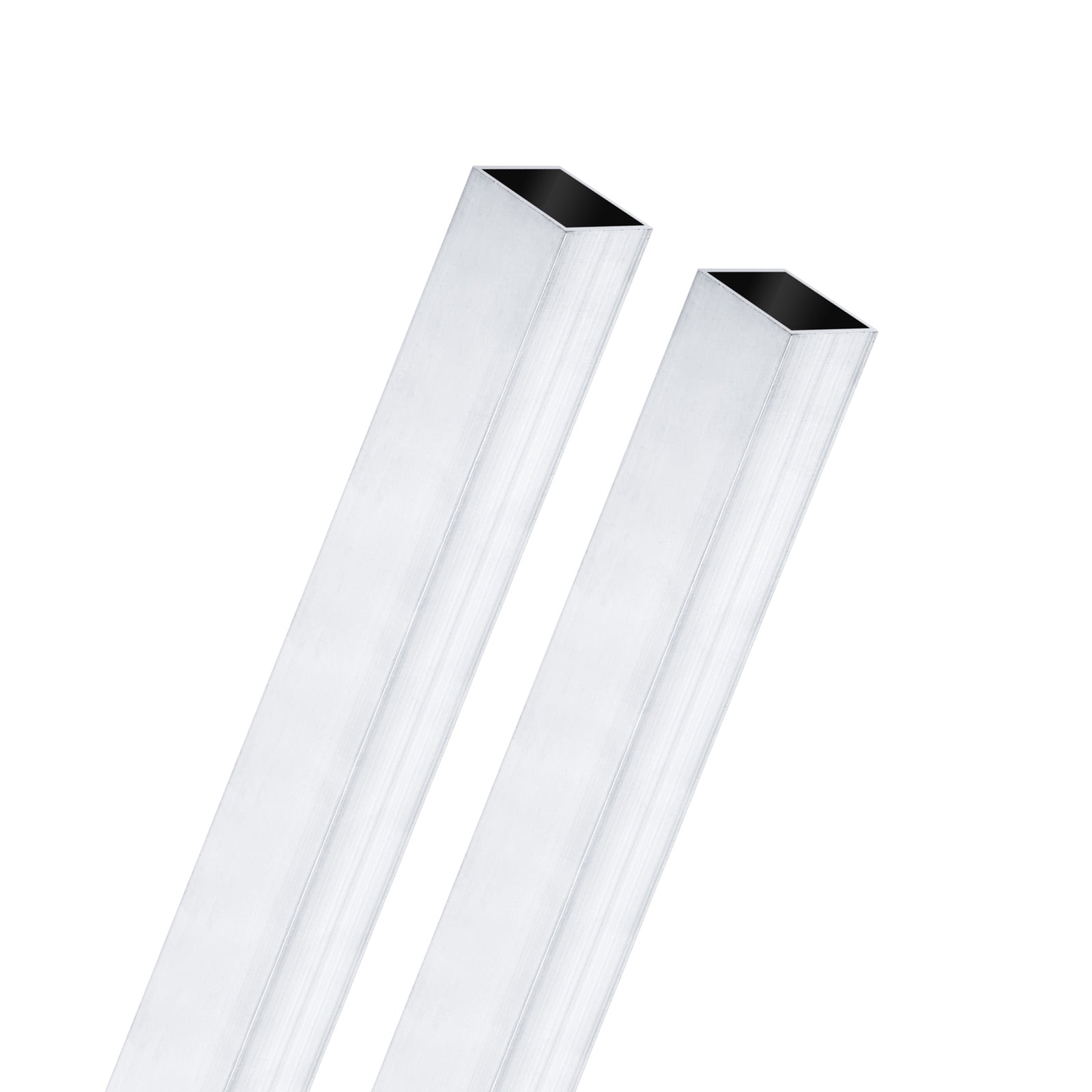 2-Pack 250mm 6063 Aluminum Square Tube, 12x12mm Outer Width 1mm Wall ...