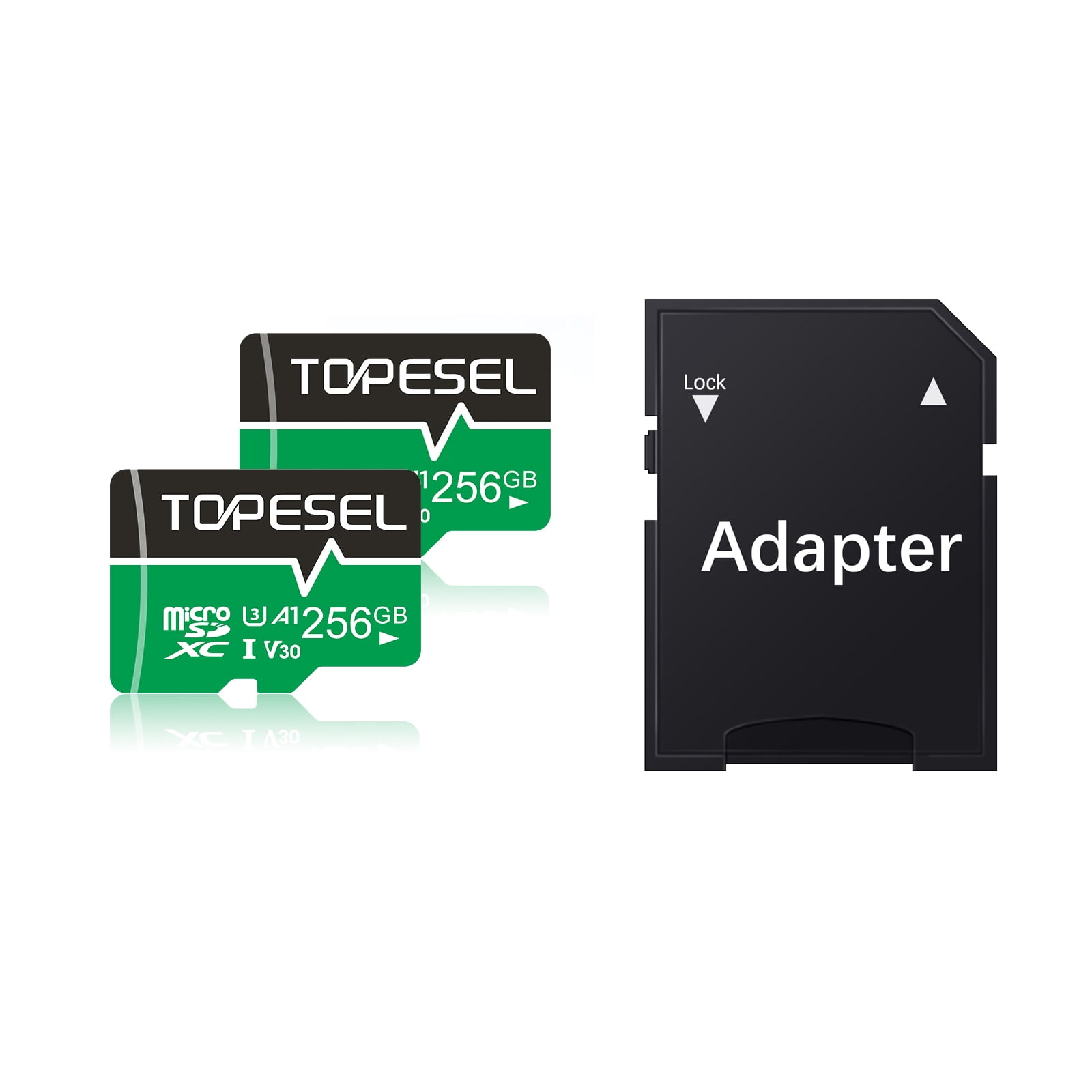 TOPESEL U3 V30 A1 256GB Micro SDXC UHS-I TF Memory Card Multipack for ...