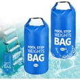 2 Pack 25L/60LB Pool Step Weights for Pool Ladders, 500D PVC Heavy-Duty ...