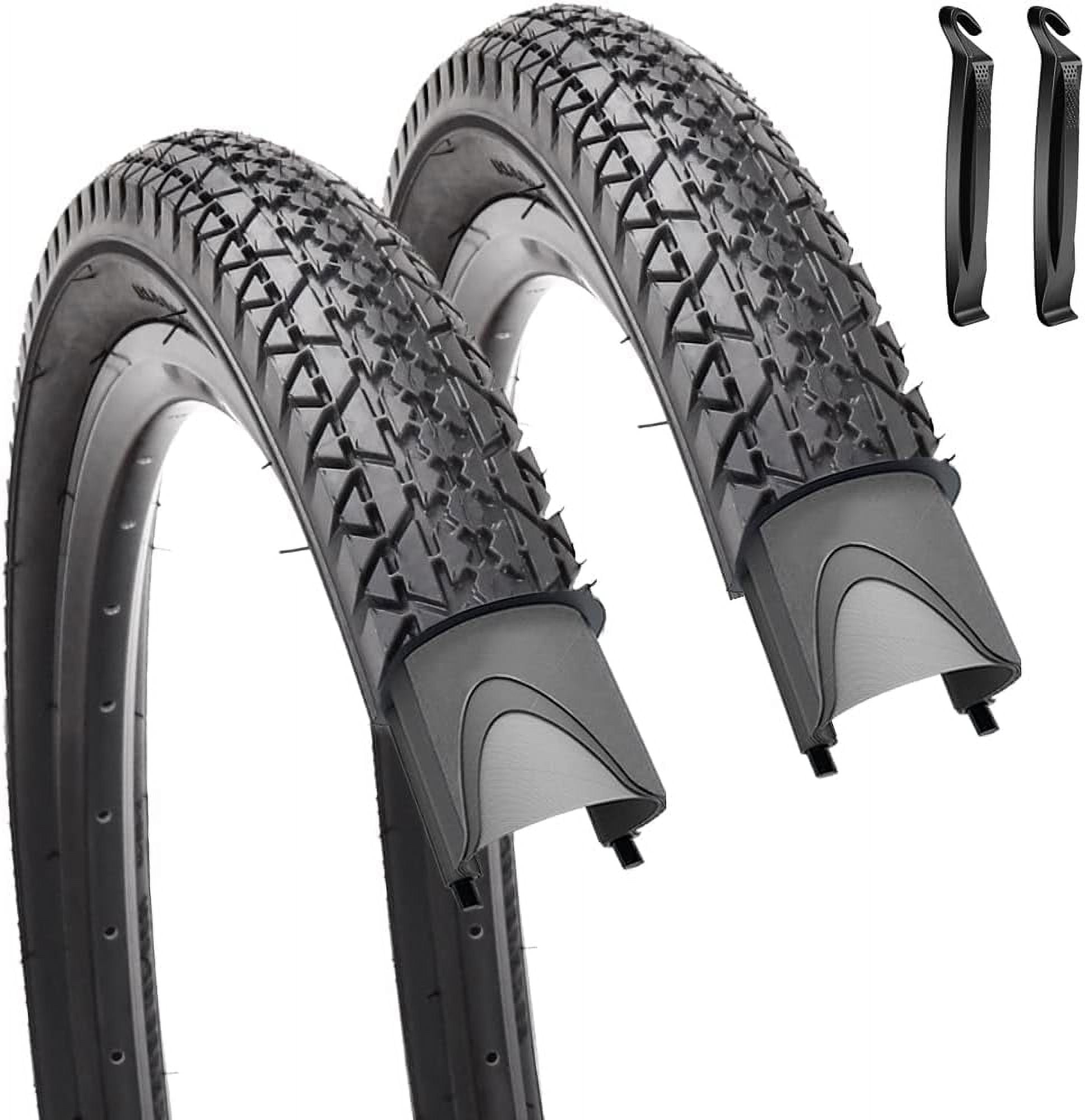 2 Pack 26" x 2.125" Inch Beach Cruiser Bike Tires with or Without Tire ...