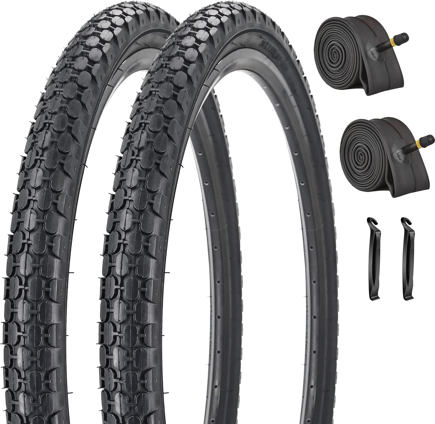 2 Pack 26" x 2.125" Inch Beach Cruiser Bike Tires with or without Tire ...