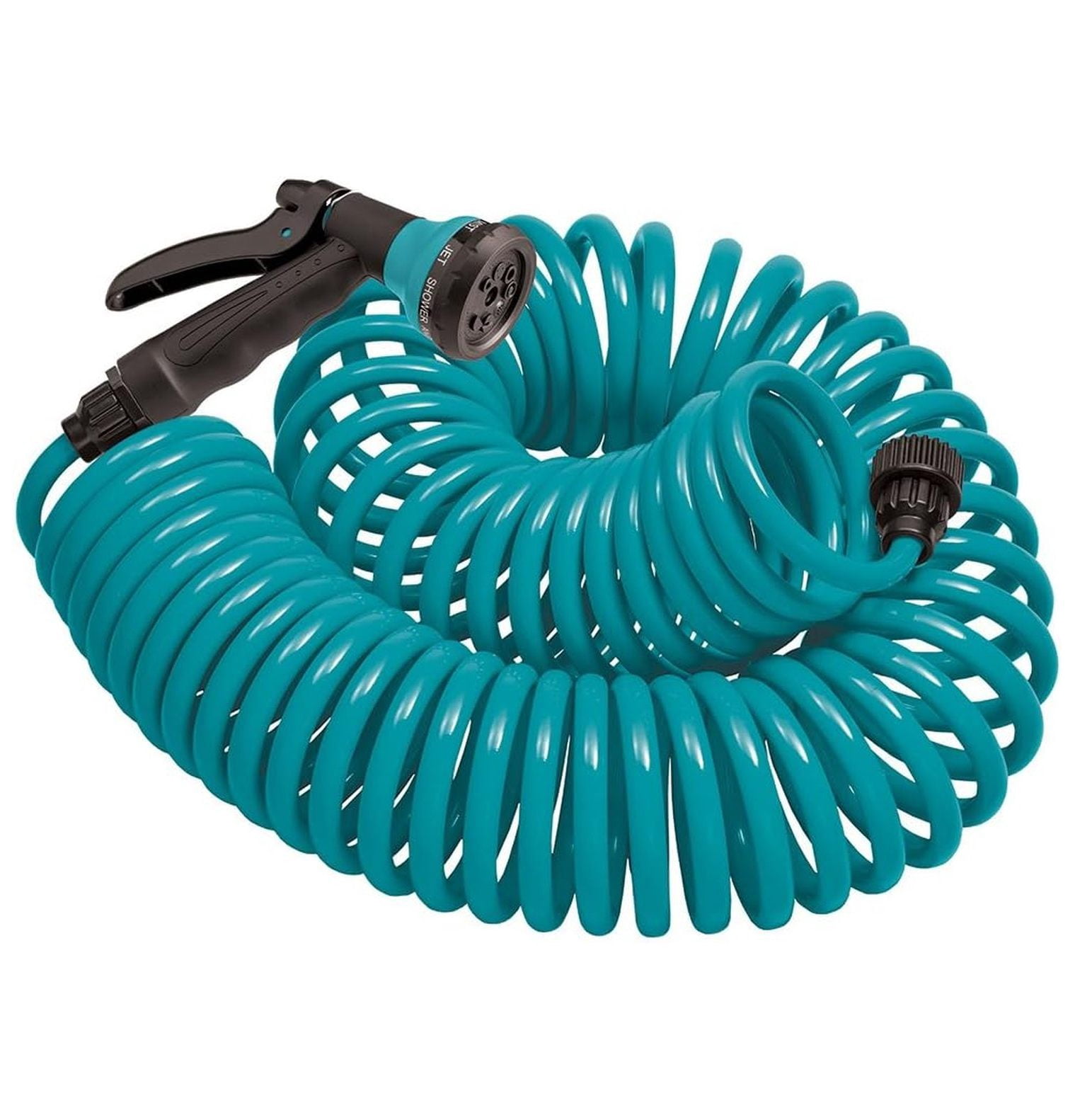 2-Pack 27436 Coil Garden Hose, 50 ft, Green - Walmart.com
