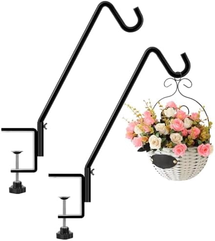 2 Pack 29 Inch Adjustable Deck Hook,Solid Steel Deck Hangers for Bird ...
