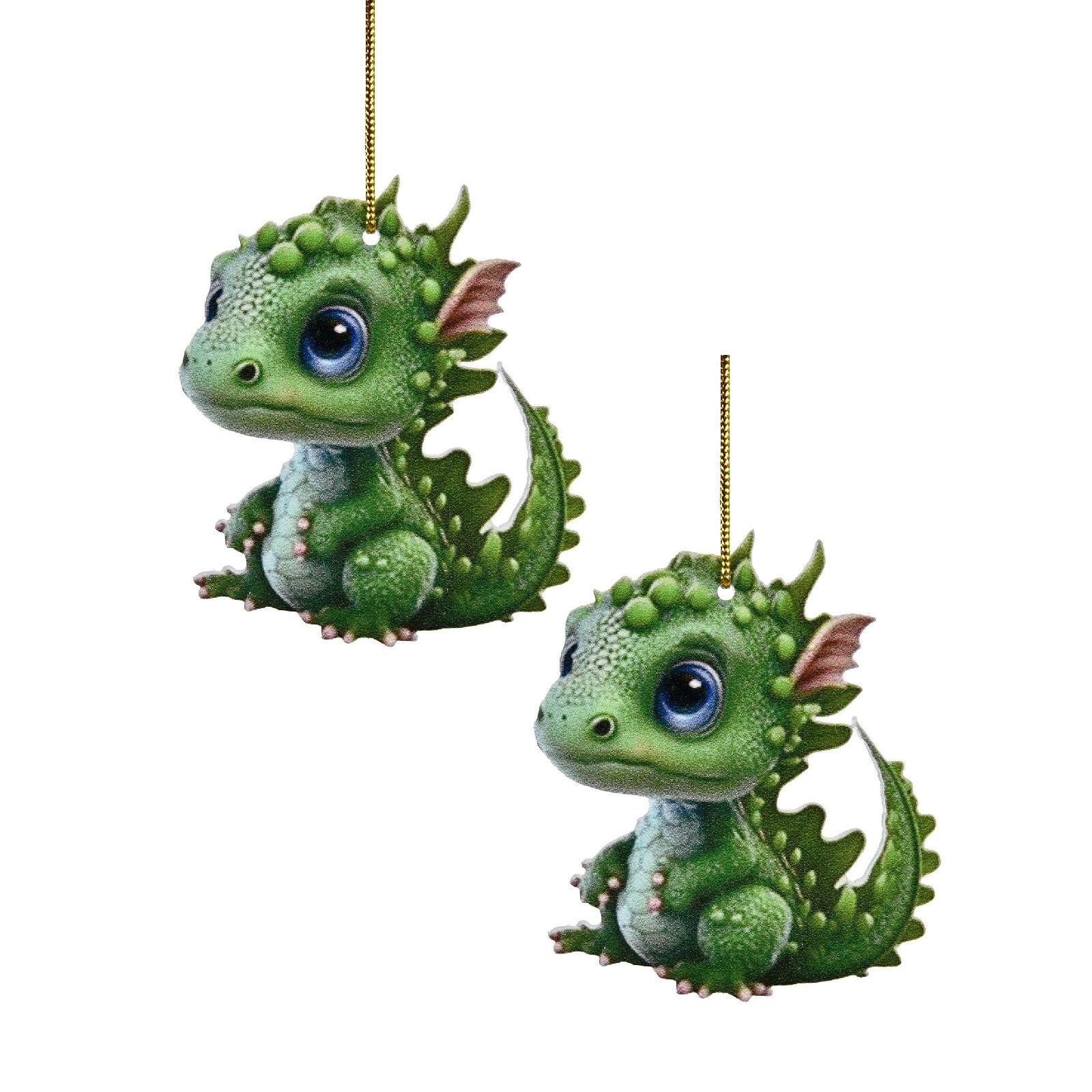 2-Pack* 2D Adorable Flying Dragon home decor Christmas shelf decor ...