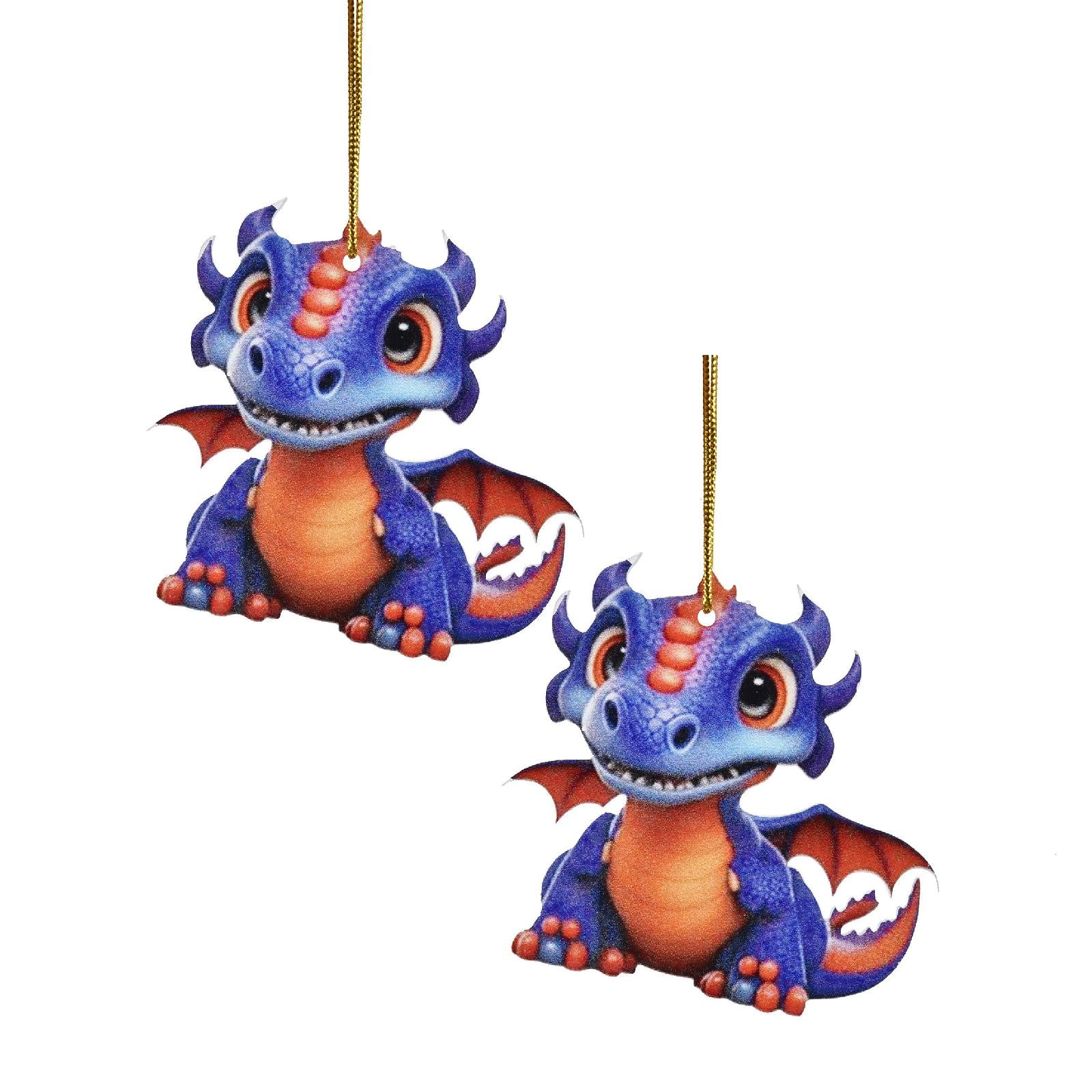 2-Pack* 2D Adorable Flying Dragon home decor Christmas spring decor ...