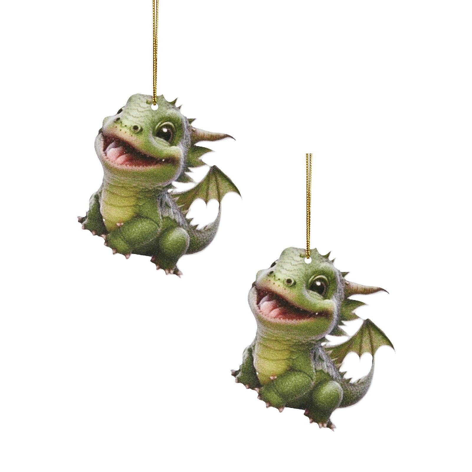 2-Pack* 2D Adorable Flying Dragon house decor Christmas apartment decor ...