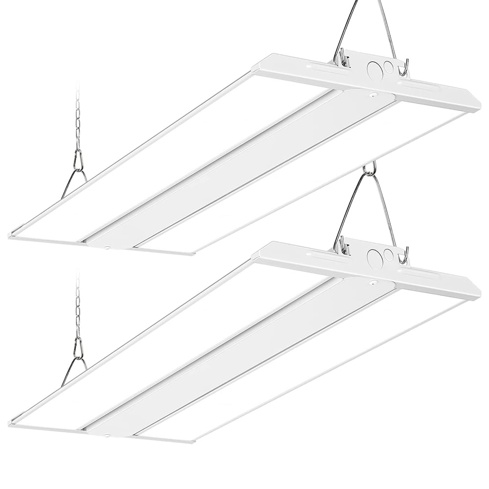 2 Pack 2FT LED Linear High Bay Shop Light, 150W LED Shop Light, 19500lm ...