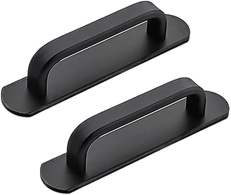 2 Pack 3-3/4" Self-Stick Handle Aluminum Cabinet Handle Pull with ...