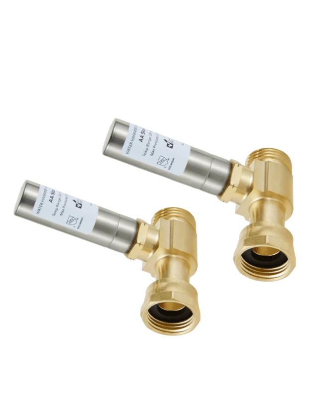 2-Pack, 3/4 Inch Washing Machine Water Hammer Arrestor, Stainless Steel ...