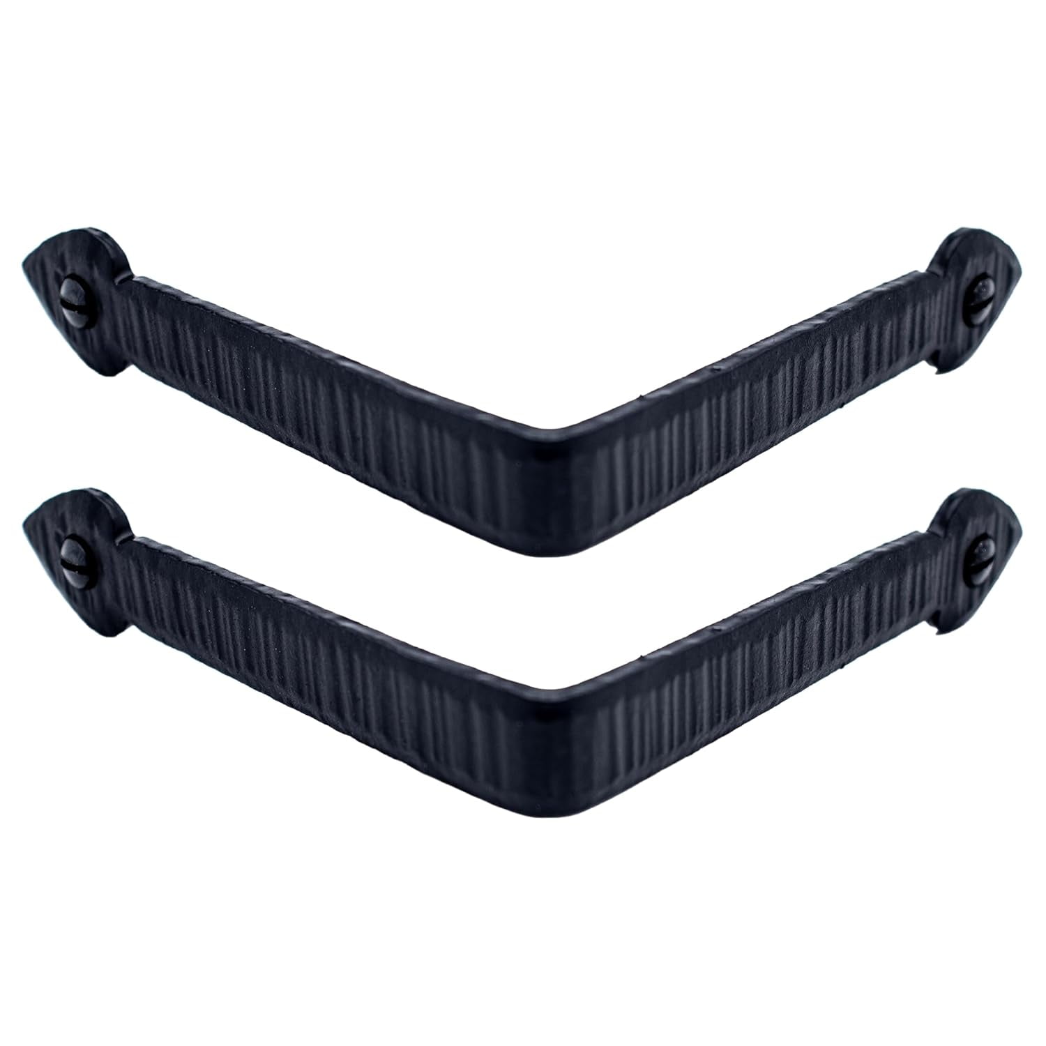 2 Pack - 3.5 Inch Metal Corner Bracket for Furniture - Black - Handmade ...