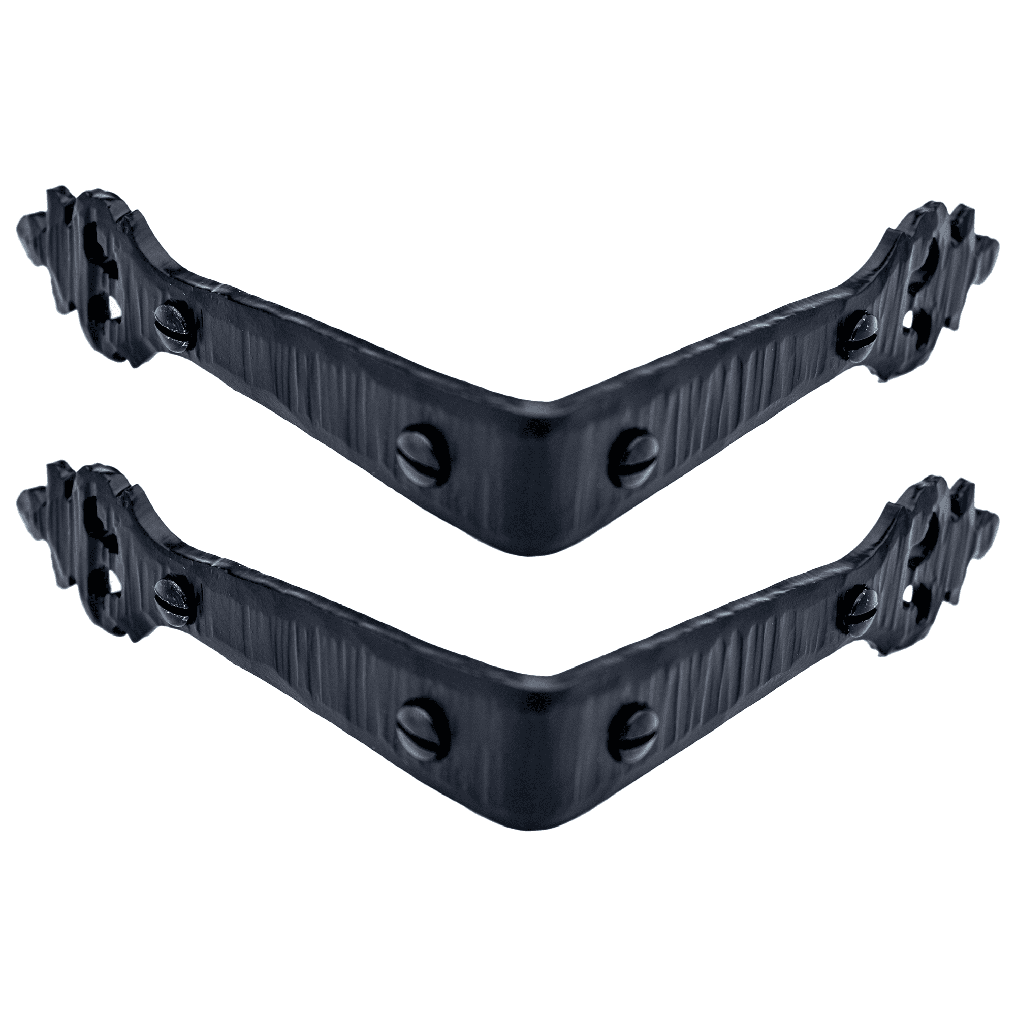 2 Pack 3.5 inch Metal Corner Protector - Black - Furniture Corner ...