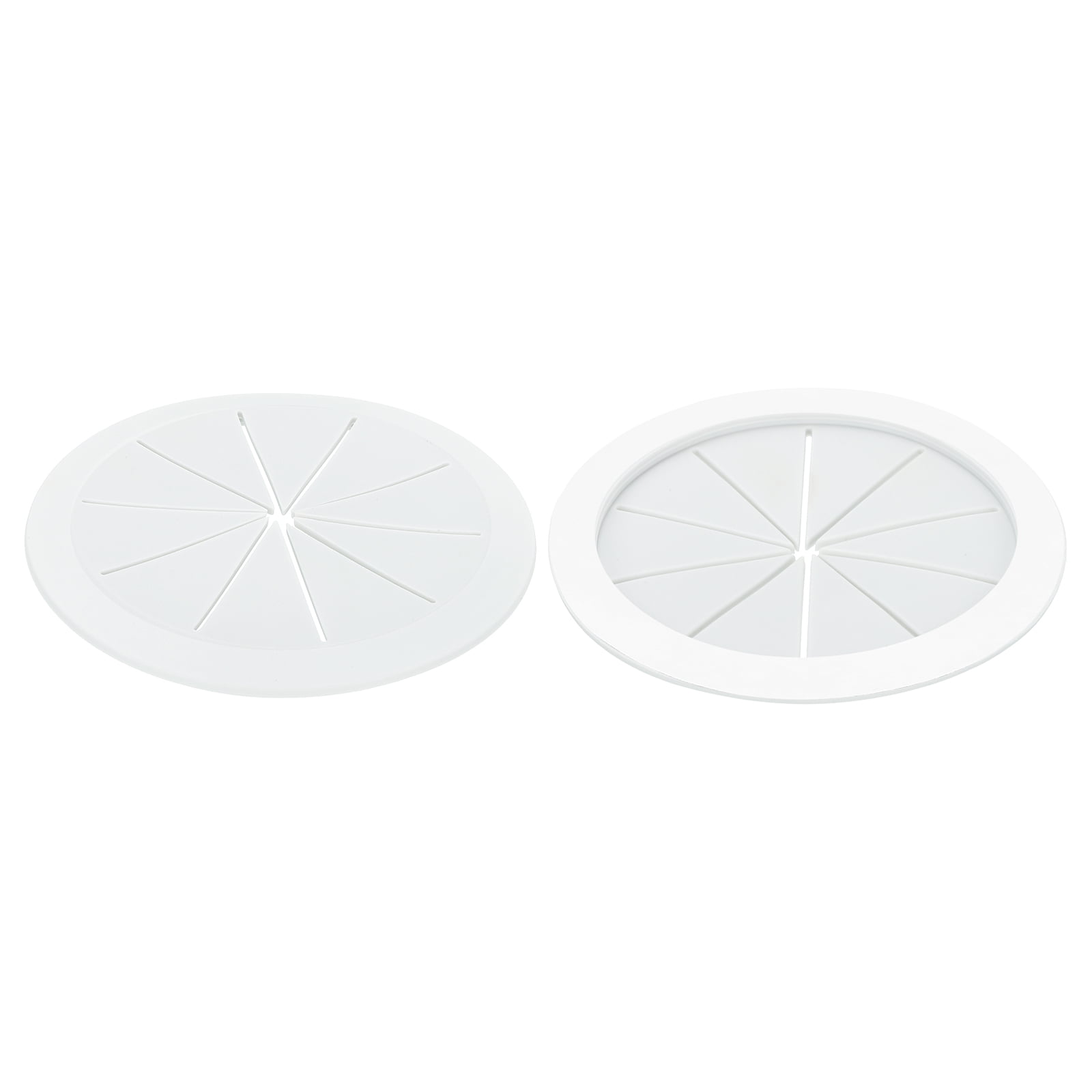 2 Pack 3.74 Inch Cable Grommets, Self-Adhesive Desk Hole Cover, Gray ...
