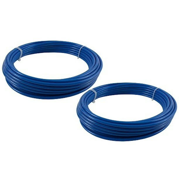 (2 Pack) 3/8" OD x 100' Blue SAE J844 Nylon Air Brake Tubing DOT ...