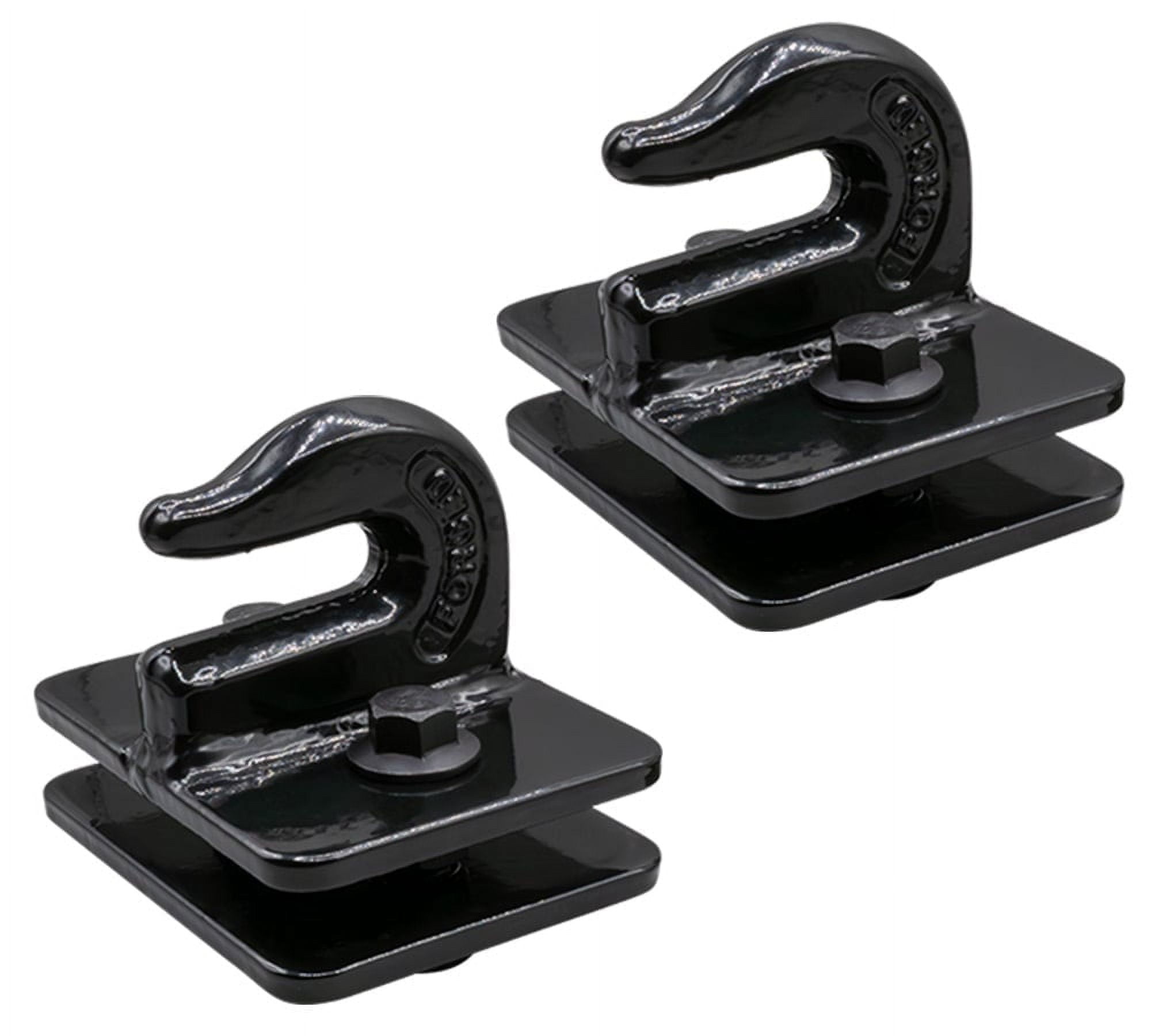 2 Pack 3/8" Tractor Bucket Grab Hook with Backer Plate - 6600lbs WLL ...