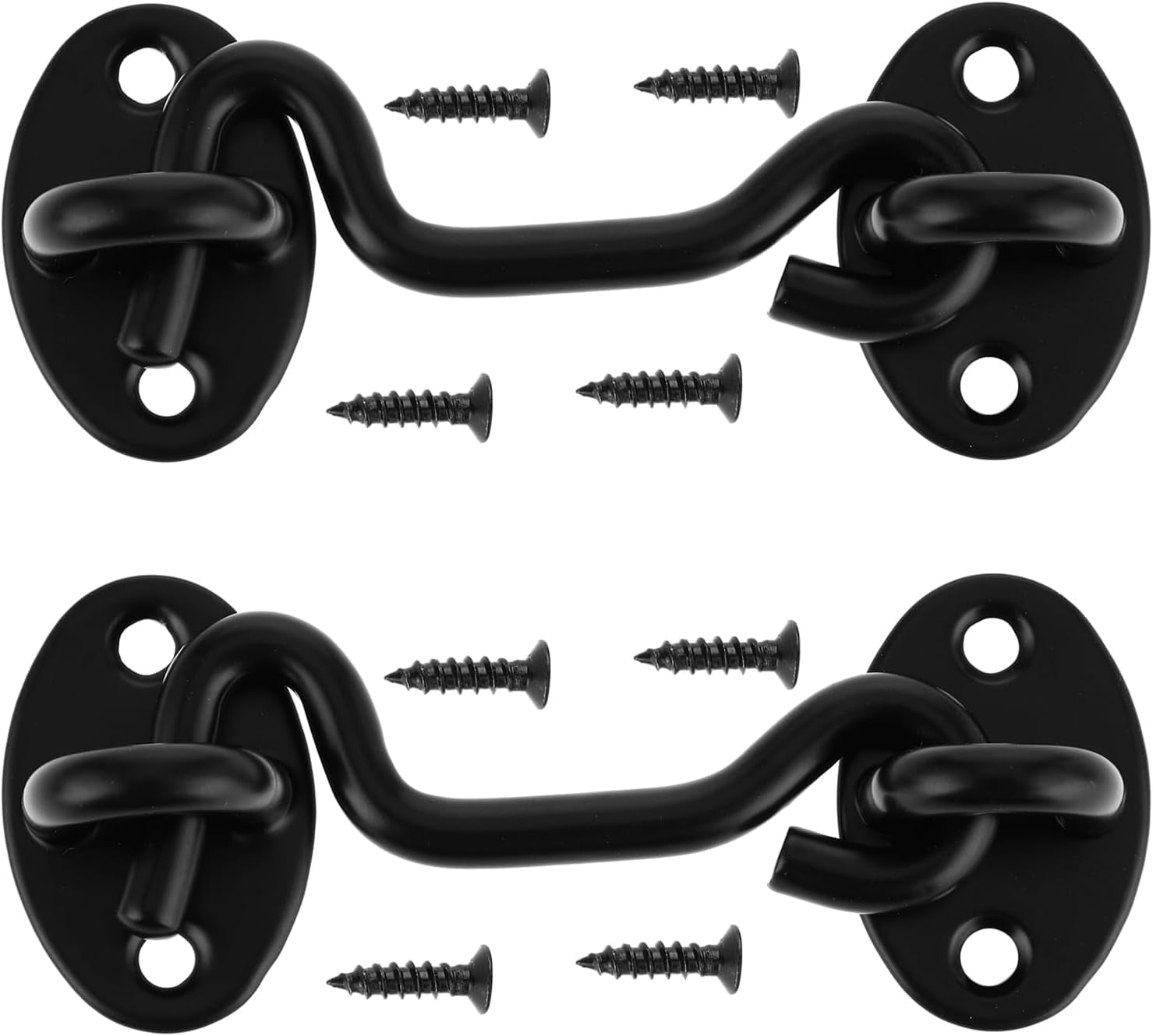 2 Pack 3 Inch Barn Door Lock, Heavy Duty Stainless Steel Privacy Hook ...