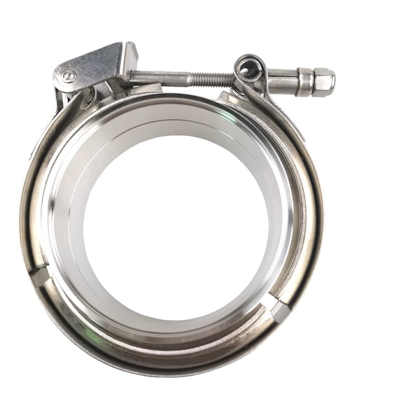 2 Pack 3 Inch V Band Clamp with Male Female Flanges, Stainless Steel ...