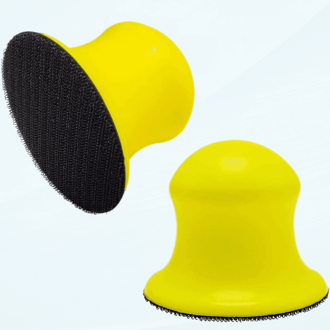 2 Pack 3" Round Hand Sanding Blocks for 3 Inch Hook and Loop discs ...