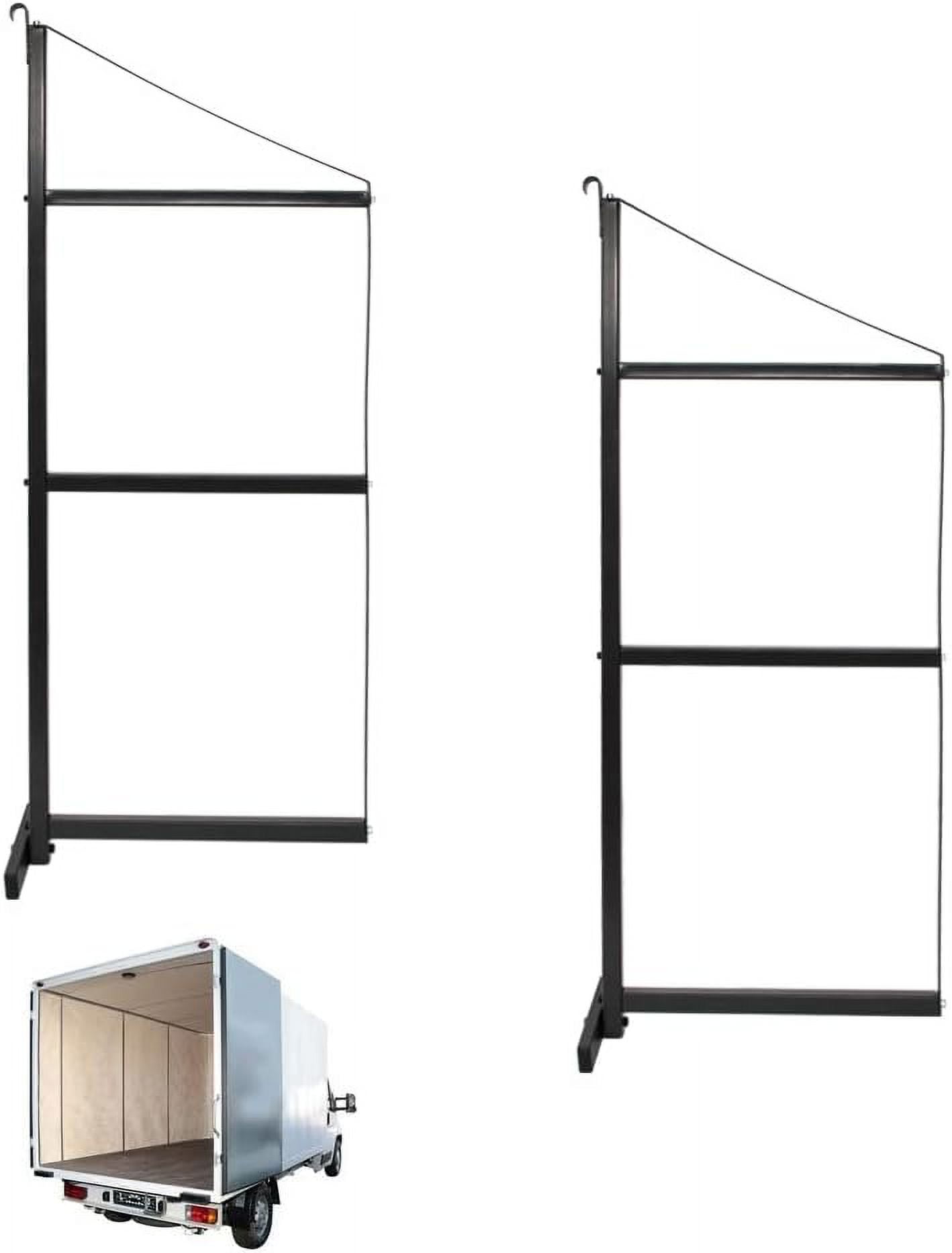 2 Pack of 3 Tier Shipping Container Shelving Brackets, Heavy Duty Shelf ...