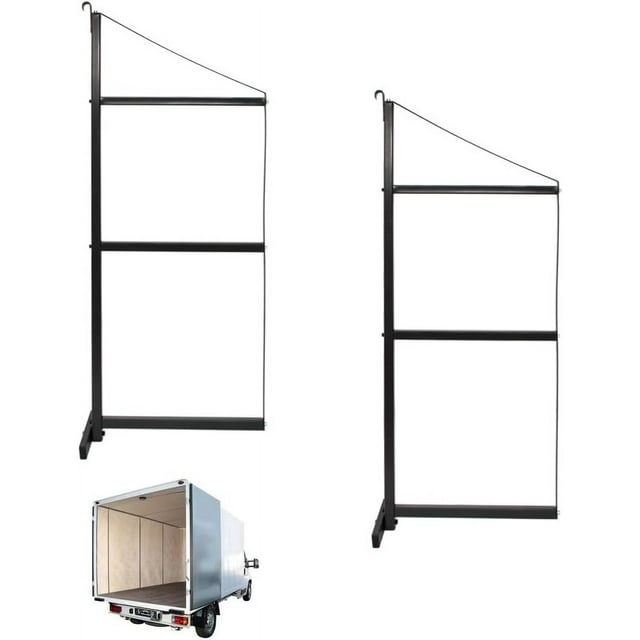 2 Pack of 3 Tier Shipping Container Shelving Brackets, Heavy Duty Shelf ...