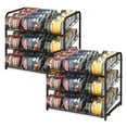 Oumilen 2 Pack 3-Tier Stackable Can Rack Organizer Storage Soda Cola ...