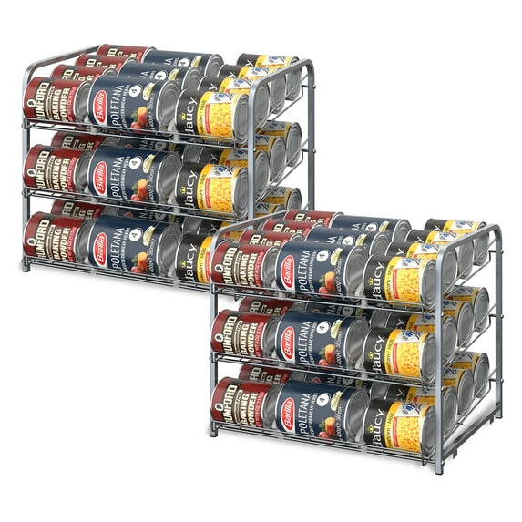 Free Shipping! Rumford 2 Pack 3-Tier Stackable Can Rack Organizer ...