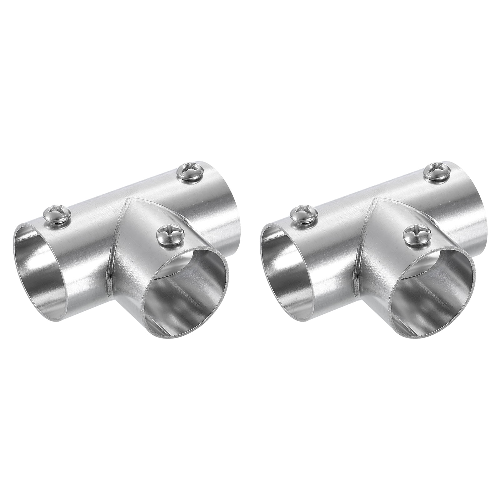2 Pack 3-Way Pipe Fitting Connector Fit 1" OD Pipe - Walmart.com