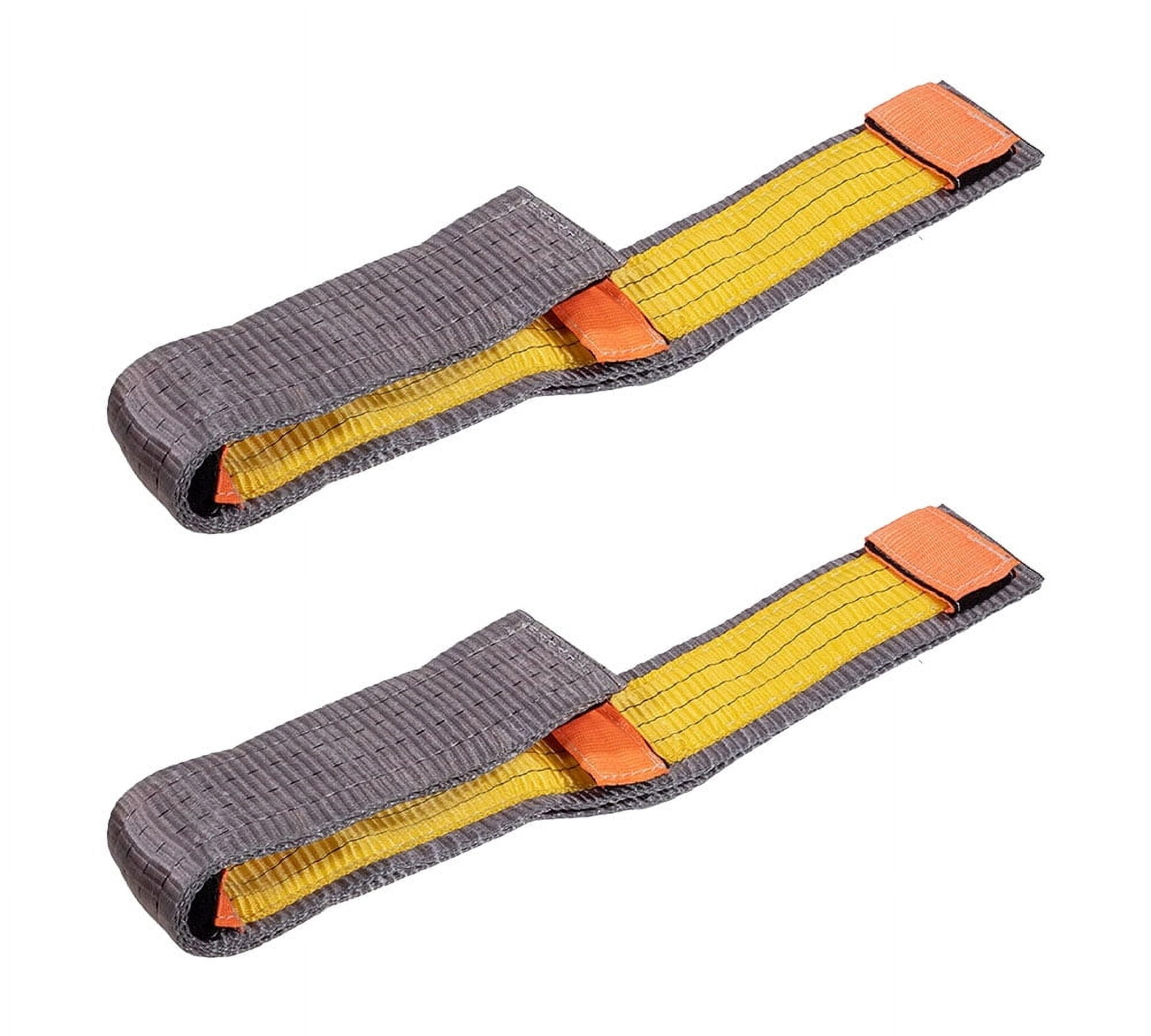 2 Pack 3" x 13" Yellow Polyester Web Sling Wear Pad 7/16" Thick ...