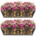 2 Pack 30 Inch Window Boxes Planters Railing Planter Box with ...