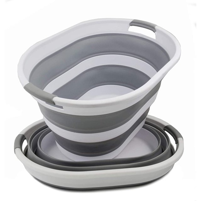 Collapsible Laundry Basket (Set of 2) Pop-up Design for Easy Storage ...