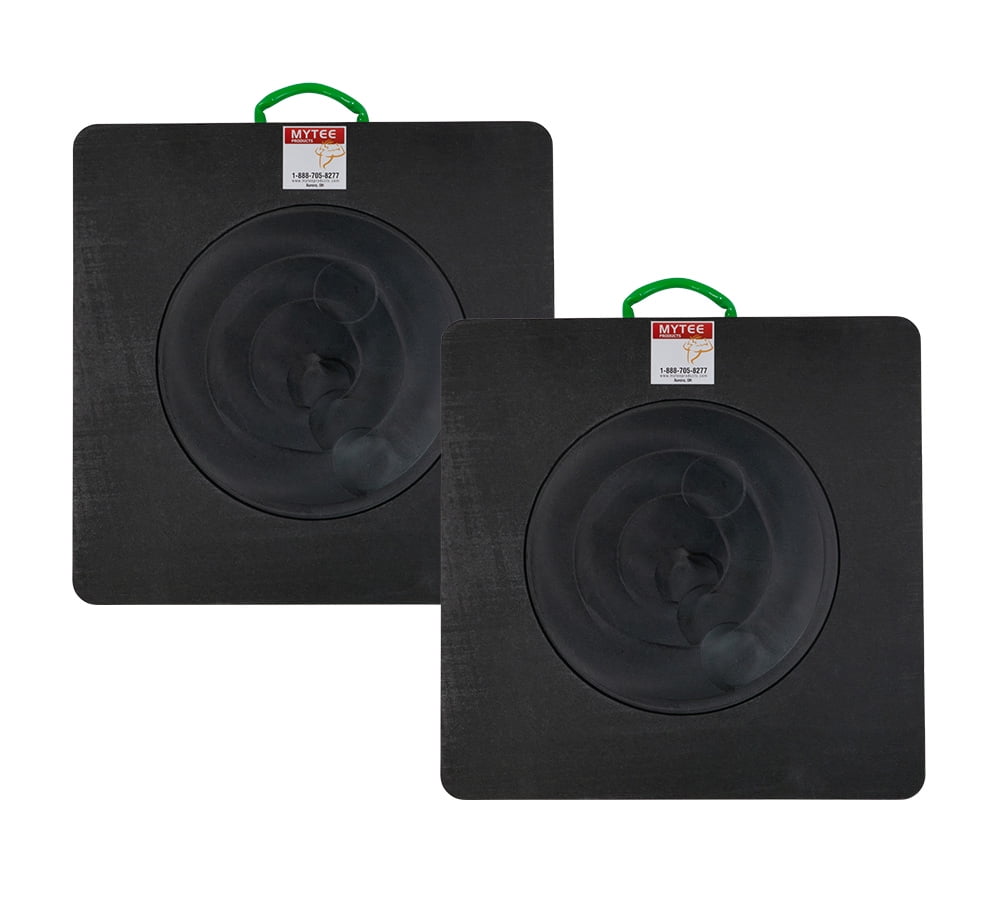 2 Pack 30"x30"x2" Heavy Duty Outrigger Pad for RV with Recessed Radius ...