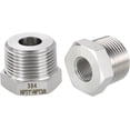 2 Pack 304 Stainless Steel Male to FeMale Adapter, 1" NPT x 3/8" Hex ...