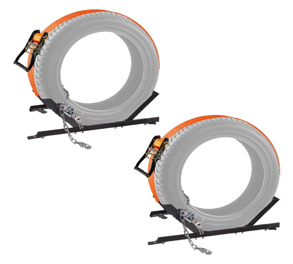 2 Pack 31"x12"x4" Semi-Truck Spare Tire Carrier - Heavy-Duty Adjustable ...
