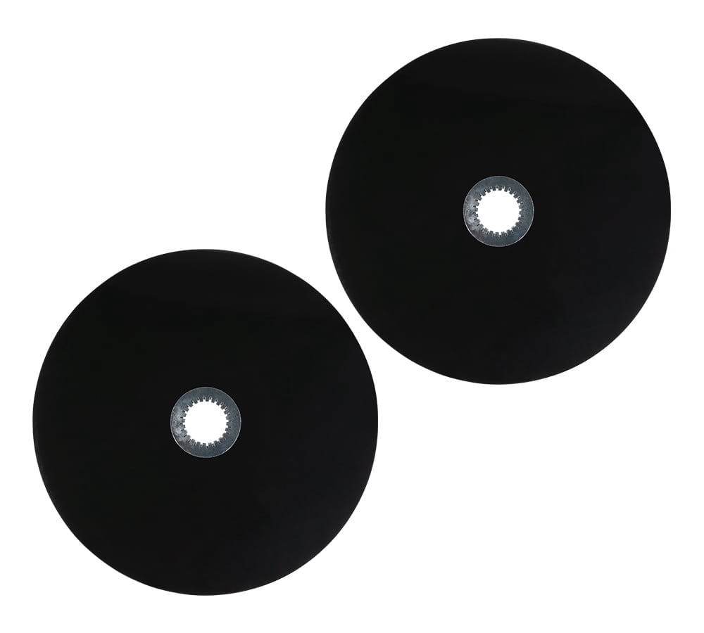 2 Pack 32" Fifth Wheel Disc Lube Plate w/ Steel Retention Clip - 5mm ...