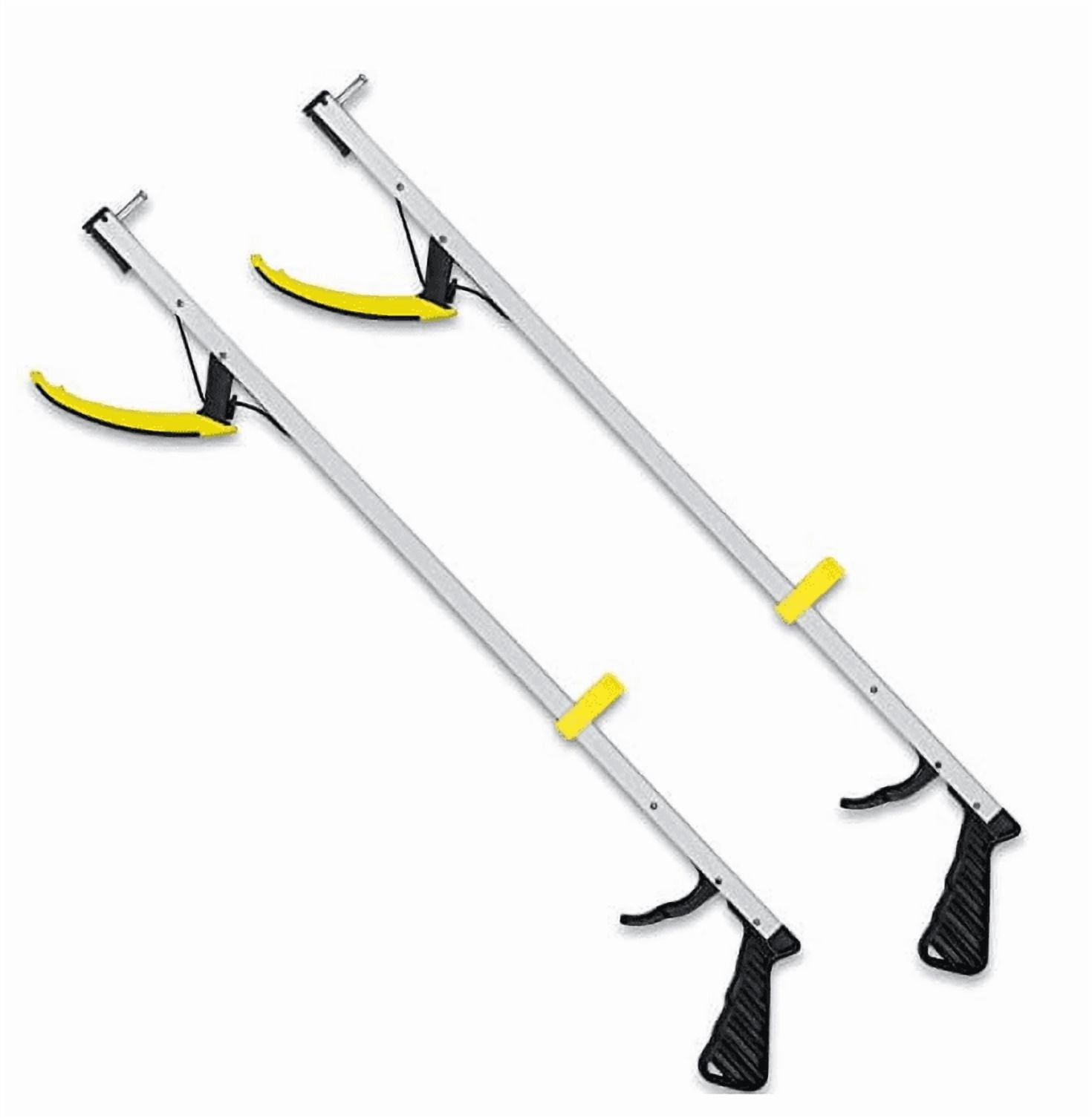 2-Pack 32 Inch Original Reacher Pick Up Tool Anti-Slip Rotating Claw ...