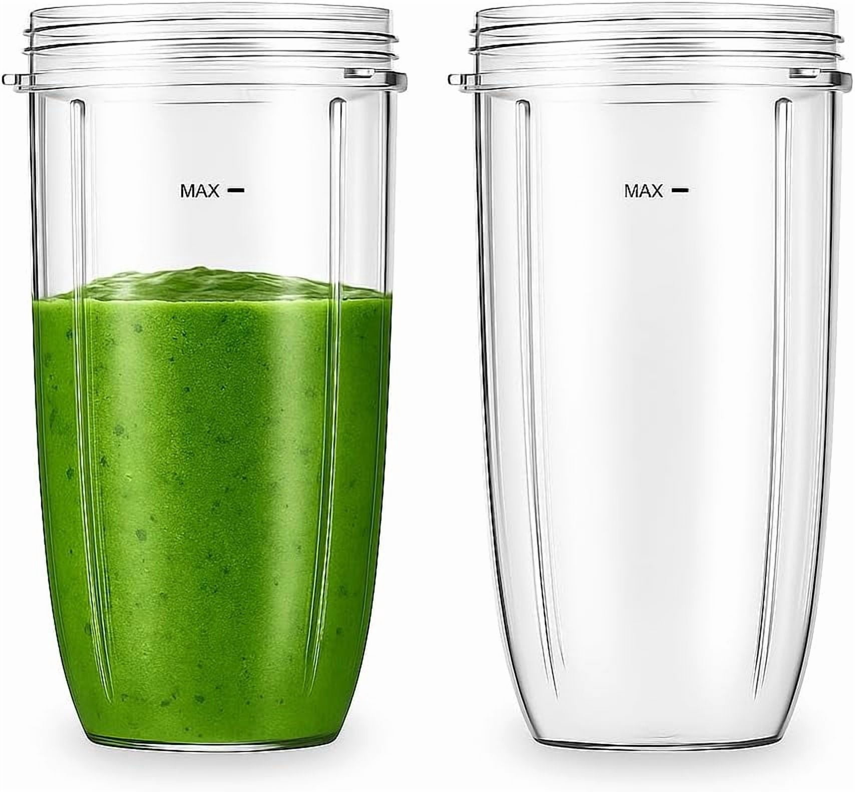 2-Pack 32 oz Replacement Blender Cups for Nutribullet 600W and 900W ...